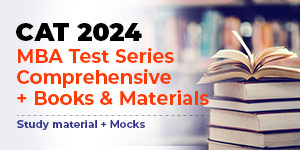 MBA 2024 Test Series Comprehensive + Books & Materials 2024
